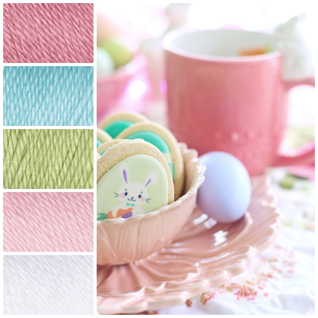 Easter Tea and Cookies Color Palette – Knotted Up In String