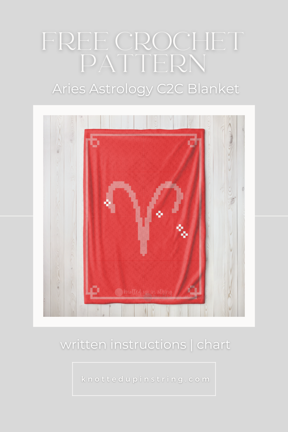 Aries Pin 3 Knotted Up In String