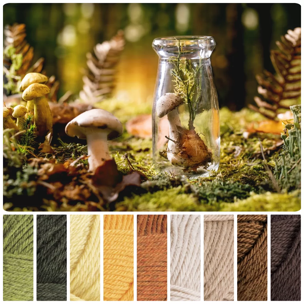 2024 Fairy Tale Forest Wool Color Palette – Knotted Up In String