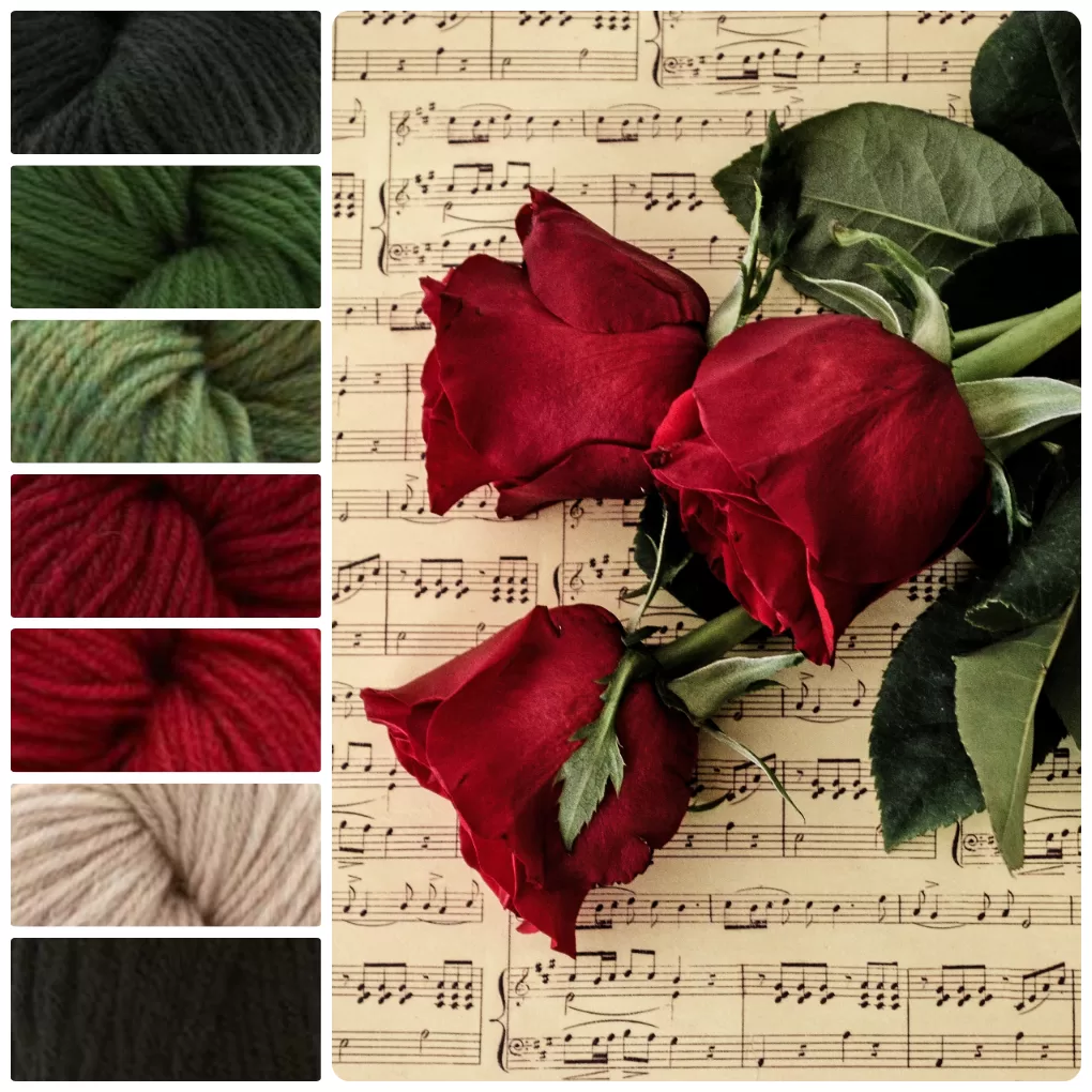 2025 Notes of Love Wool Color Palette – Knotted Up In String