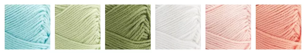 2025 Spring Cherry Blossoms Cotton Yarn Color Palette – Knotted Up In ...